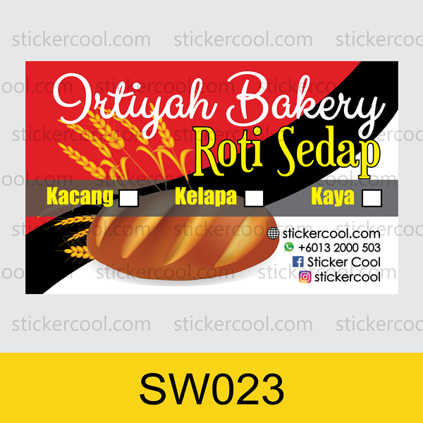 SW023 - Sticker Cool - Tempah Sticker Online