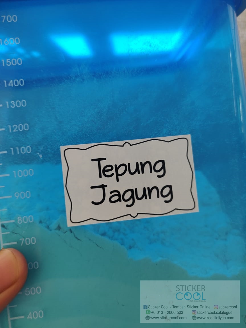 Sticker Dapur / Sticker Rempah Archives - Sticker Cool - Tempah Sticker ...